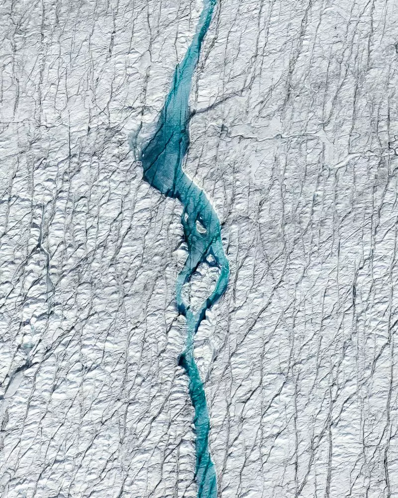 Tom Hegen's aerial photography highlights the effect of global warming on the Arctic