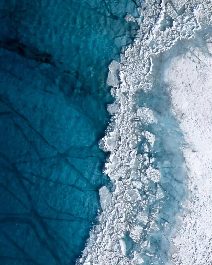 Том Хегенның һава фотографиясе глобаль җылынуның Арктикага тәэсирен күрсәтә 2607_6