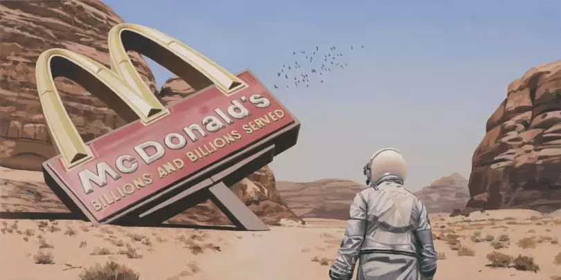 Scott Listfields popkulturmalerier av en astronaut som utforsker en fremtidig jord 2771_2