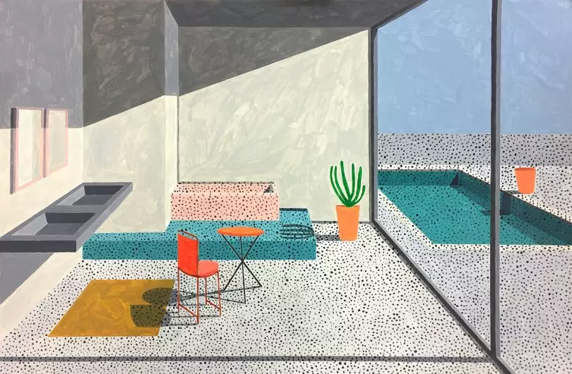 As ilustrações vibrantes de Ana Popescu inspiradas nas vilas de Palm Springs 2857_8