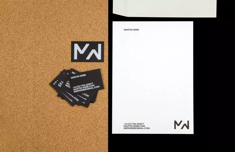 M Power: logo and branding for filmmaker Martin Webb by All Works Co 2860_3