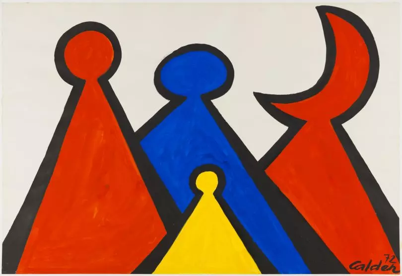 Ukwezi gutukura, 1972 | Tuyikesha Ububiko bwa Saatchi © Alexander Calder