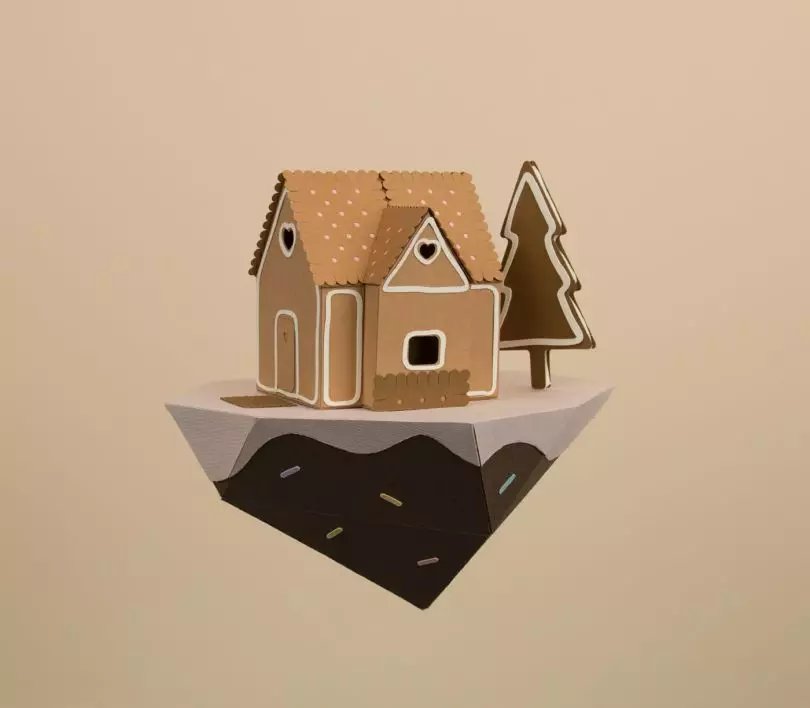 फ्लोटिंग टापुहरू: कागज कलाकृतिहरूले तपाईंको सपनाहरूको घरहरू चित्रण गर्दछ 2938_5