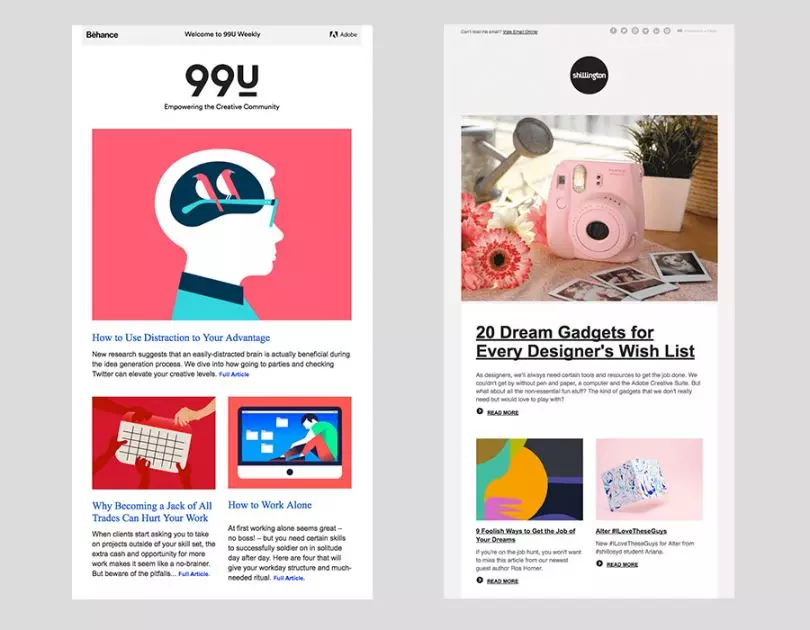 99U en Shillington nijsbrieven