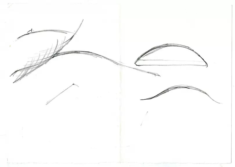 Preparatory drawings, copyright at courtesy of Richard Deacon