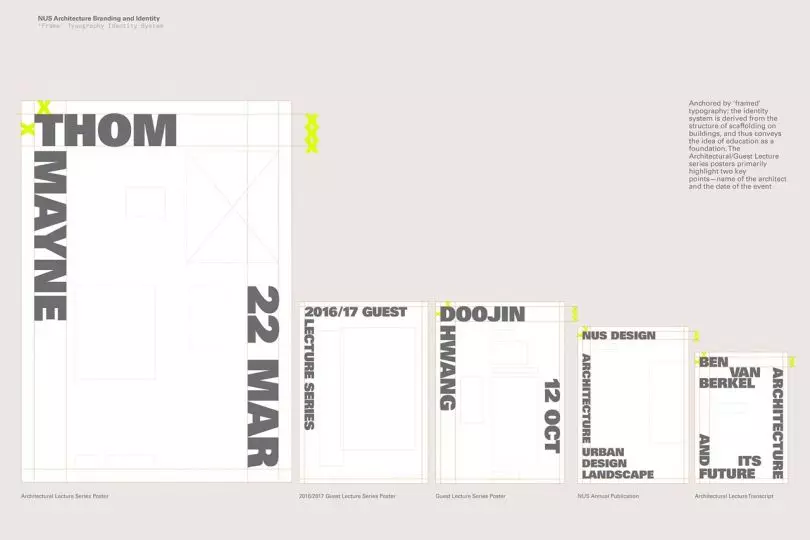 Czysta, uderzająca tożsamość graficzna singporskiego studia Do Not Design dla uniwersyteckiego wydziału architektury 3098_2