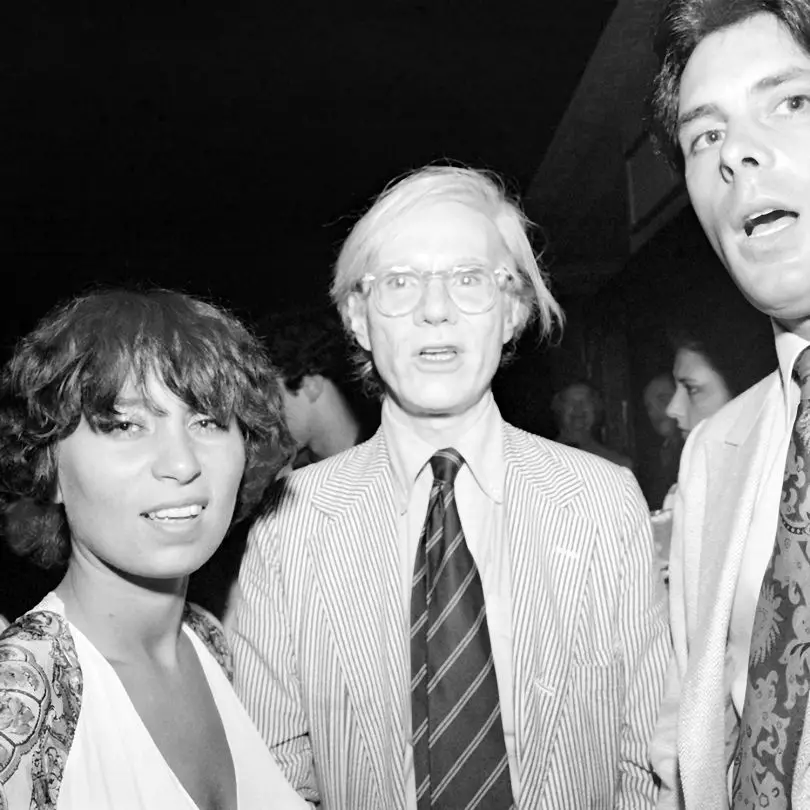 Judith, Andy Warhol & Saaxiibada Af Furan, Studio 54 NY, Juun 1979 © Meryl Meisler