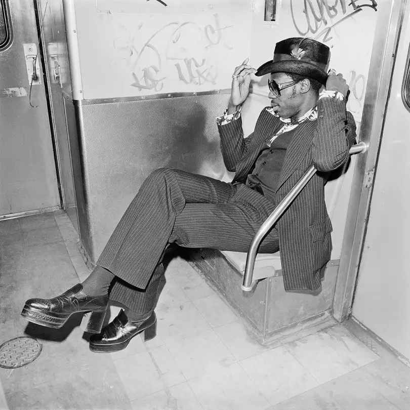 Jive Guy ee Williamsburg Subway, Brooklyn NY, Maarso 1978 © Meryl Meisler
