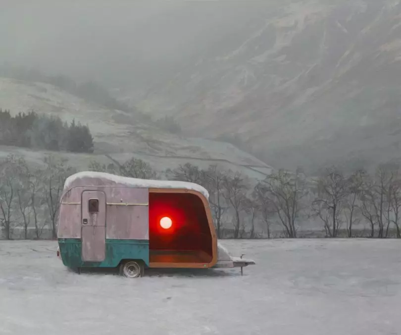 Tempat Kita Berada: Artis melukis karavan di Dataran Tinggi dengan portal ke iklim yang lebih cerah 3165_5