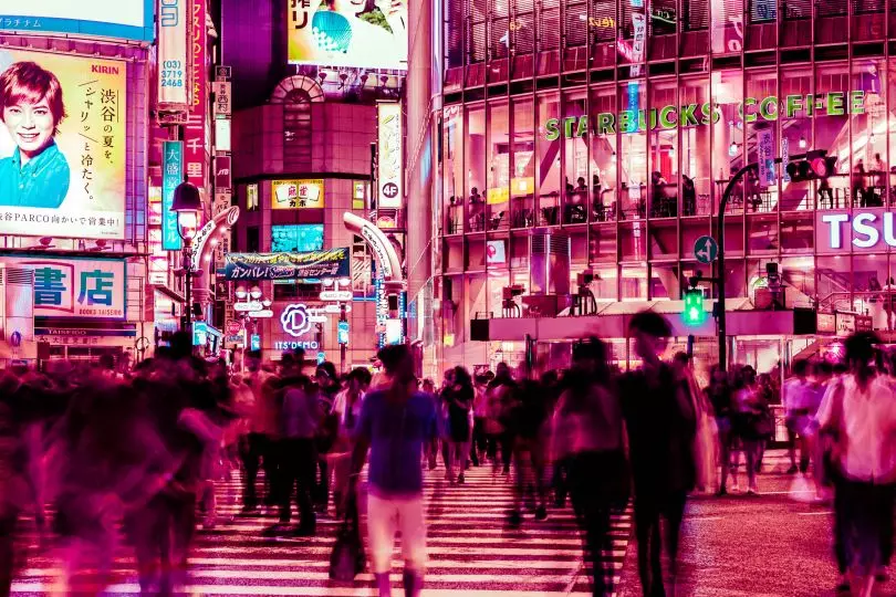 Tokyo's Glow: Fotograf Xavier Portela zasićuje najveći grad na svijetu ružičastom bojom 3222_12