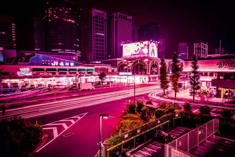 Токиогийн гялбаа: Гэрэл зурагчин Xavier Portela дэлхийн хамгийн том хотыг ягаан өнгөөр дүүргэж байна 3222_3