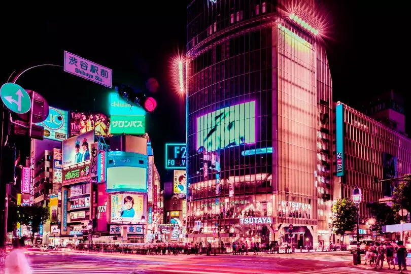 Tokyo's Glow: Fotograf Xavier Portela zasićuje najveći grad na svijetu ružičastom bojom 3222_4