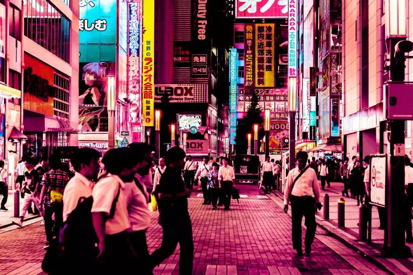 Tokyo's Glow: fotogrāfs Ksavjers Portela piesātina pasaules lielāko pilsētu rozā krāsā 3222_9