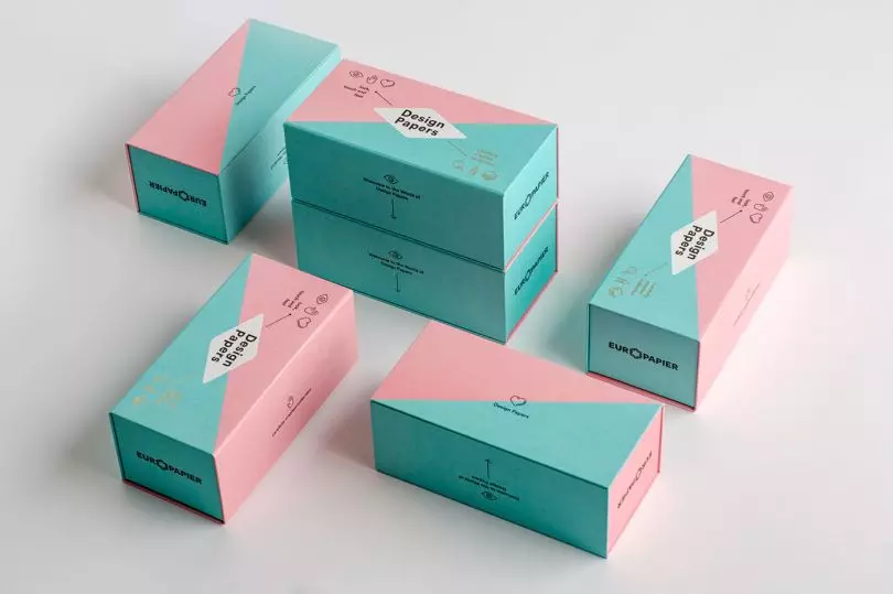 Mint green and pastel pink colour palette makes Design Papers a sweet looking project  3254_4