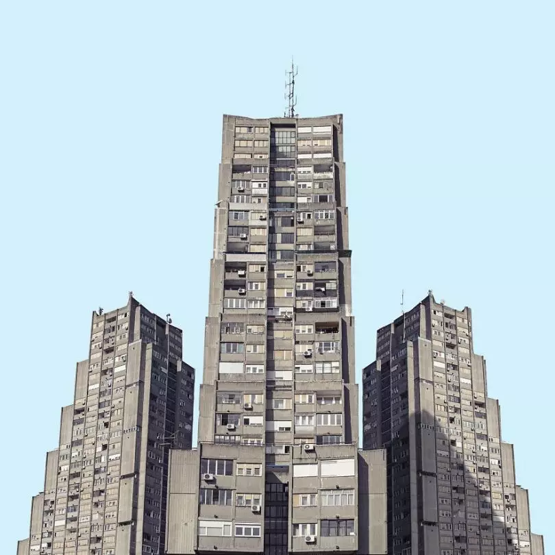 Minimal Belgrad: la sèrie de fotografia futurista captura l'arquitectura del segle XX de Belgrad 3338_13