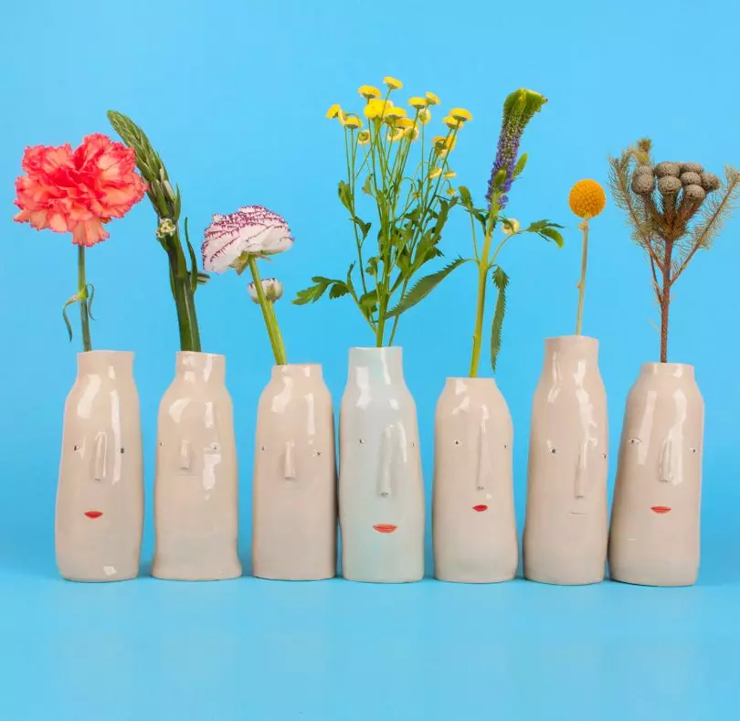 Potheads: Kev lom zem thiab quirky ceramic planters los ntawm Rotterdam illustrator Rachel Sender 3345_2