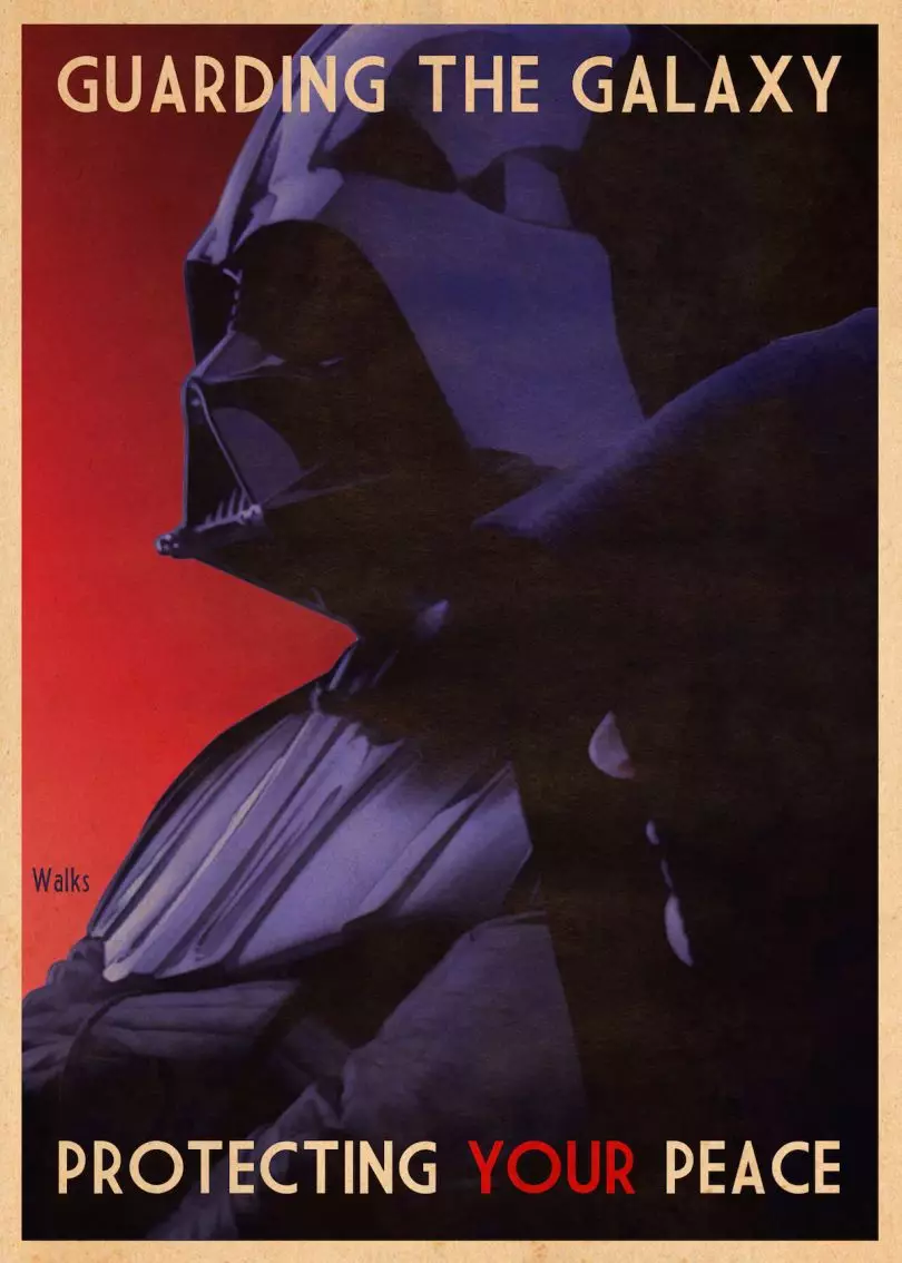 Benotzt The Force: Classic Star Wars Ikonographie transforméiert an alternativ Posterkonscht 3351_2