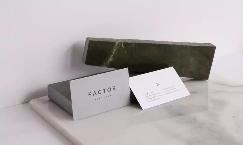 Looduslikud materjalid inspireerivad Kati Forneri meisterdatud Factor Surfacesi kaubamärgiidentiteeti 3358_1