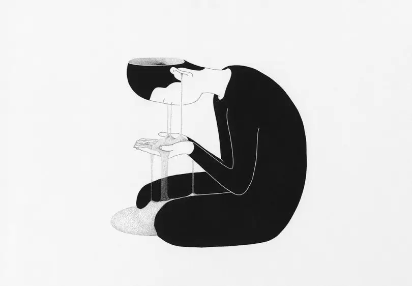 Moonassi: Melancholy illustrations react to the musings of everyday life  3366_2