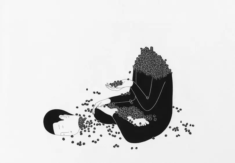 Moonassi: Melancholy illustrations react to the musings of everyday life  3366_3