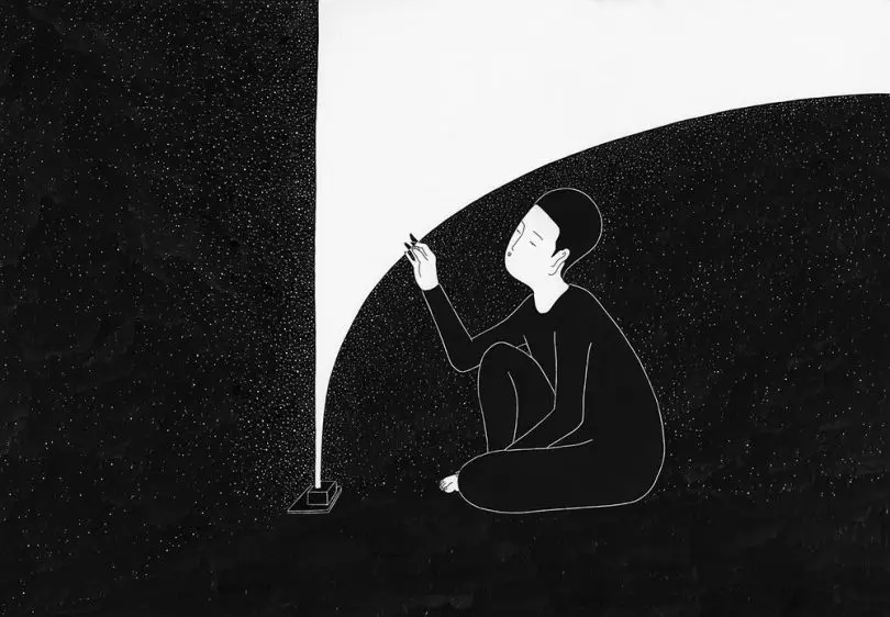 Moonassi: Melancholy illustrations react to the musings of everyday life  3366_6