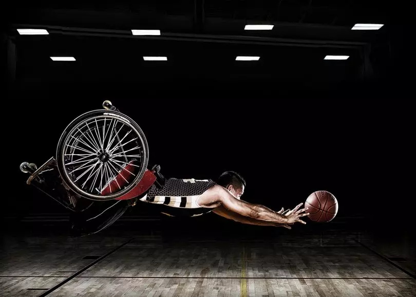 RIC Hornets - Rob Gregory: Diese Bilder wurden für das Adaptive Sports Program des Rehabilitation Institute of Chicago und das Rollstuhlbasketballteam RIC Hornets erstellt. (Profi-Kampagne)