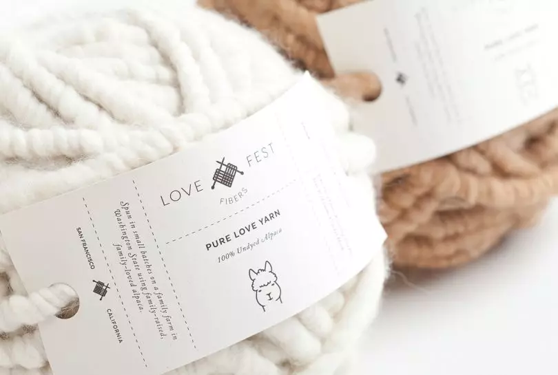 Studio thiết kế Mexico Menta đan một bộ nhận diện thương hiệu ấm cúng cho Love Fest Fibers 3382_1