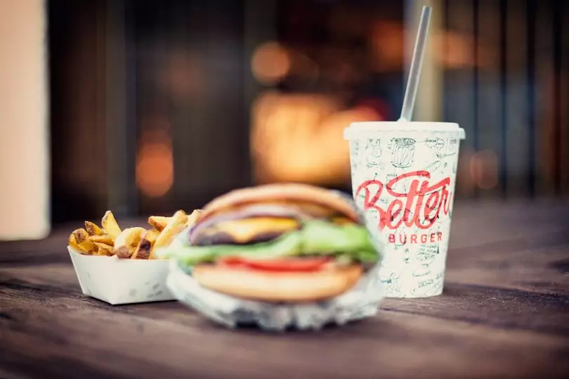 การสร้างแบรนด์ใหม่สำหรับ Better Burger ช่วยให้มั่นใจได้ถึงอาหารที่สมดุลของภาพประกอบและการออกแบบที่โดดเด่นเพื่อผลลัพธ์ที่อร่อย 3442_5