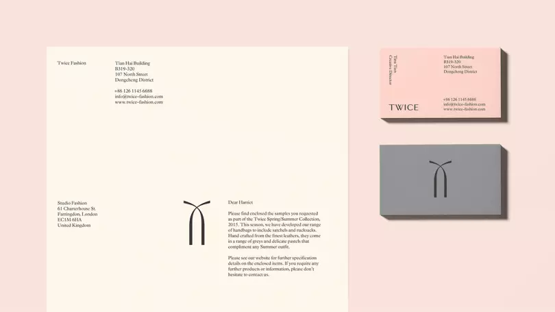 Ang eleganteng brand identity ng Socio Design para sa Twice, isang nangungunang fashion label sa China 3455_12
