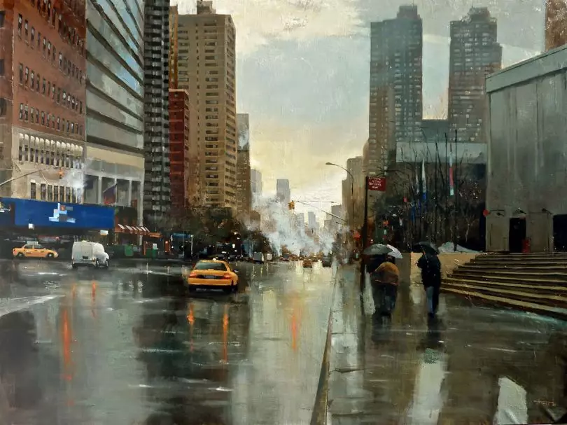 Artista oinezko bihurtzen da New Yorkeko kale bazterrak eta espaloiak margotzeko 3507_3