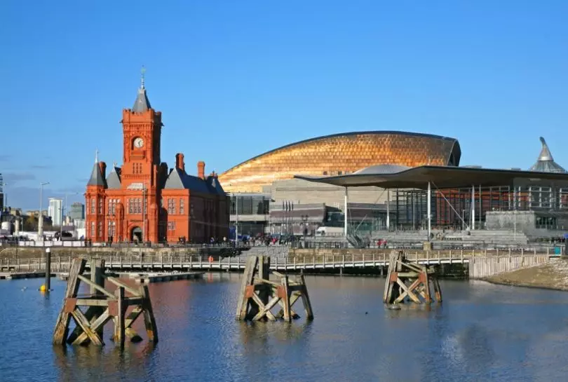 A gyönyörű Cardiff város látképe. A kép forrása: Shutterstock.com