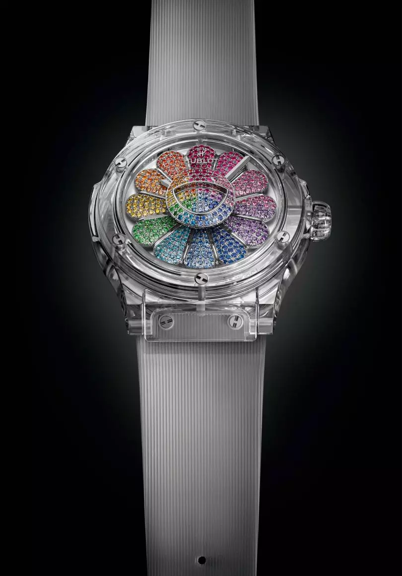 Ang iconic nga mapahiyumong mga bulak ni Takashi Murakami nahimo nga usa ka makolekta nga timepiece 351_6