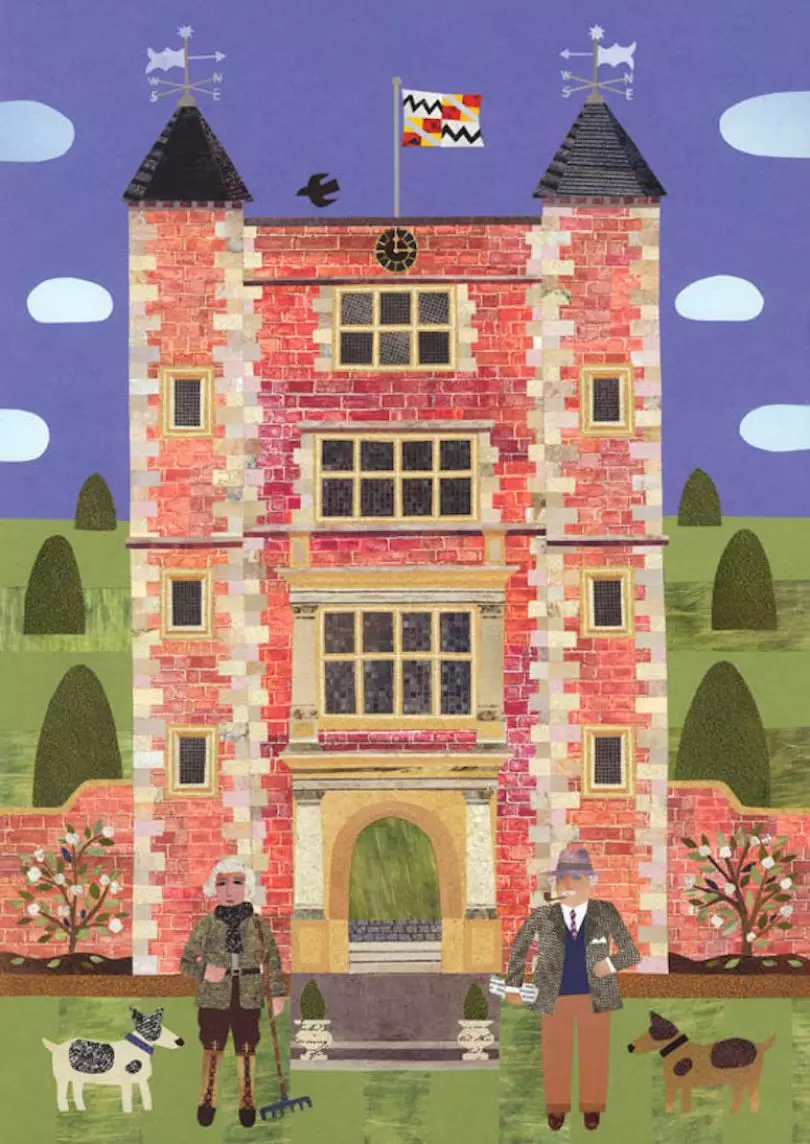 Колажни илустрации кои ги прикажуваат домовите на британските писатели 3688_8