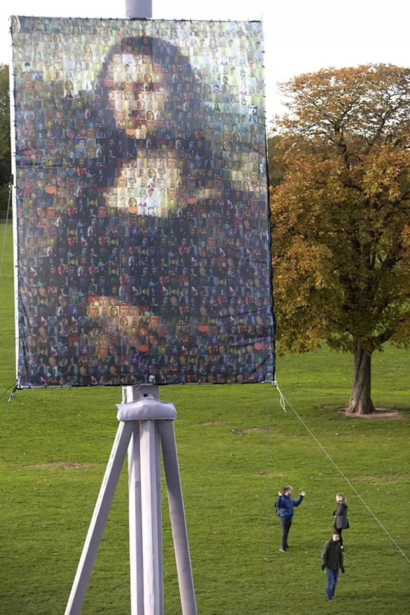 Il più grande cavalletto artistico mai esposto con una gigantesca Gioconda a Londra 3839_11