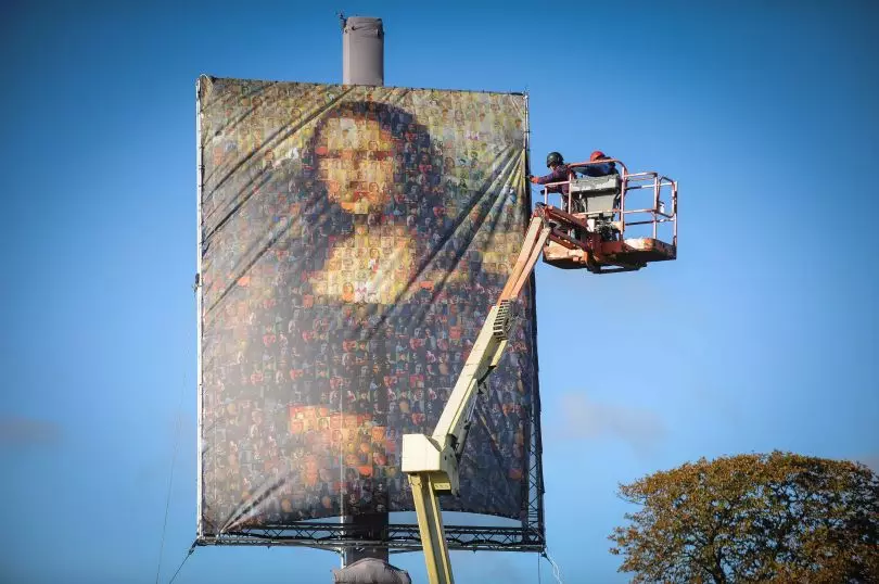 Il più grande cavalletto artistico mai esposto con una gigantesca Gioconda a Londra 3839_5