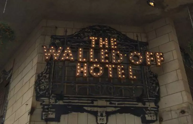 Banksy's Walled Off Hotel muka panto na dina témbok panghalang Betlehem 3960_5