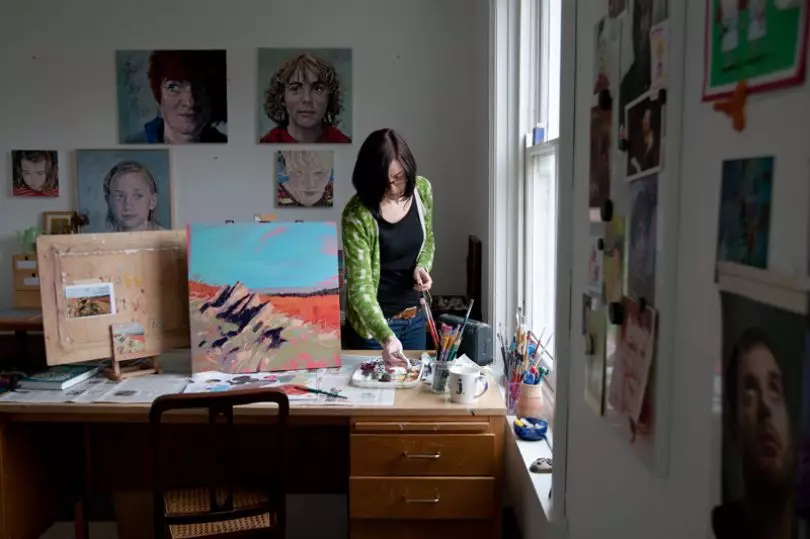 Usa ka makapadasig nga studio sa artista para sa Jane French sa Leicester 3973_1