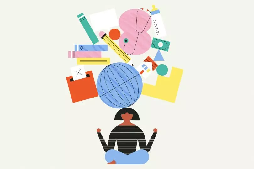 Illustrazione di [Jane Bowyer](http://bowyerjane.co.uk), commissionata da Creative Boom per la Giornata internazionale della donna 2019