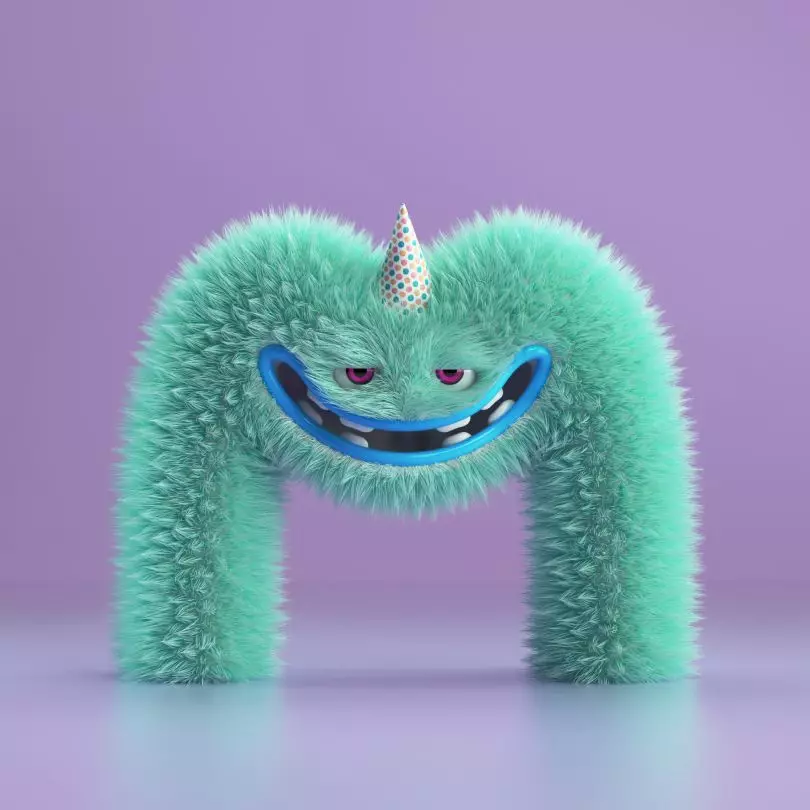 José Arias's cute and cheerful alphabet monsters created for 36 Days of Type 4143_12