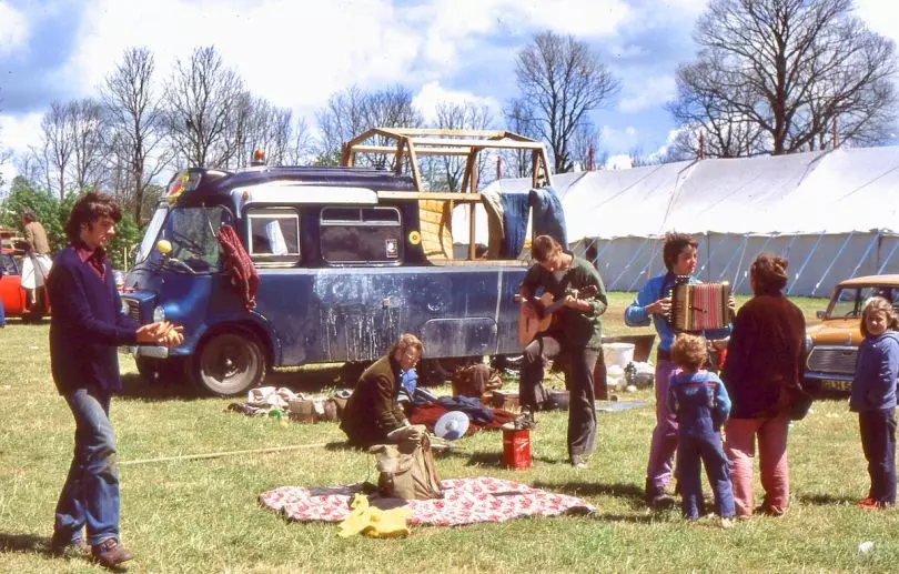 Glastonbury 1979 fotograaf tegoed Dave Walkling