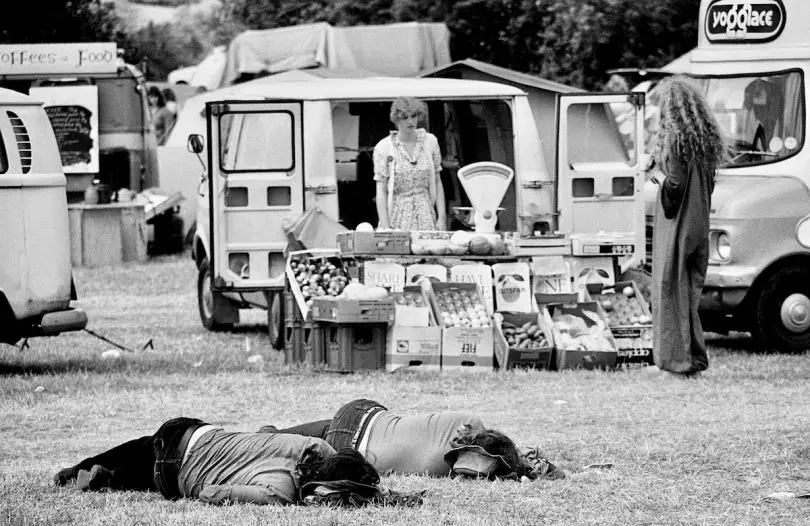 Glastonbury 1979 kiridit fotografer Dave Walkling