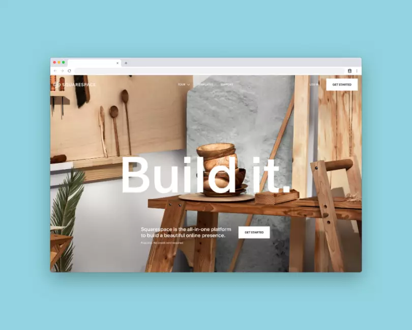 おすすめのウェブサイトビルダーの1つであるSquarespace