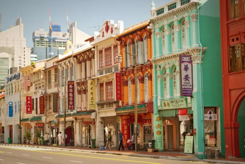خانه های رنگارنگ سنگاپور تصویر از [Adobe Stock] (https://stock.adobe.com/)