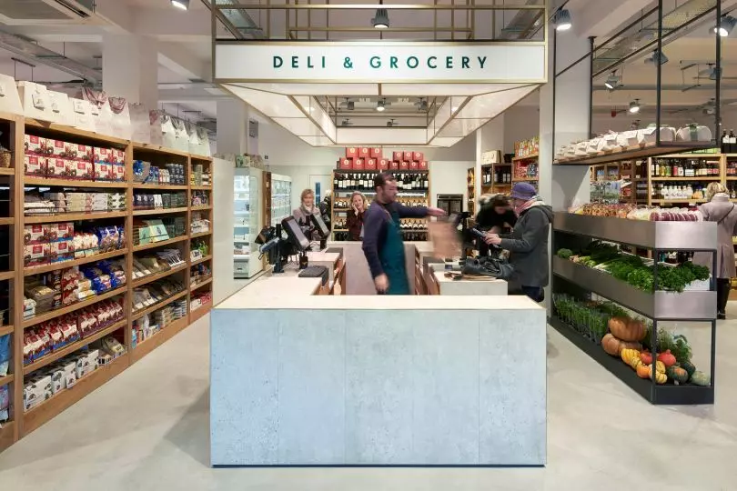 Hei dem Design seng subtil, modern Mark Erfrëschung fir Panzer's Deli & Epicerie 4289_8