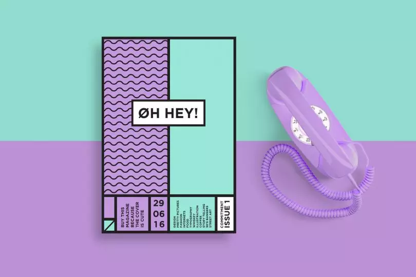 Design for Oh Hey! -lehteä