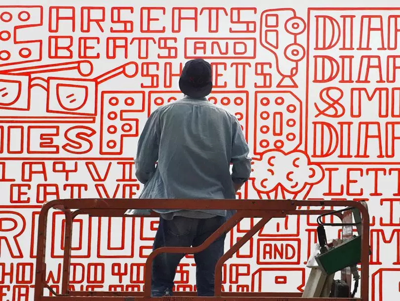 Timothy Goodman's new playful-painted typographic murals yaTimothy Goodman 4315_1