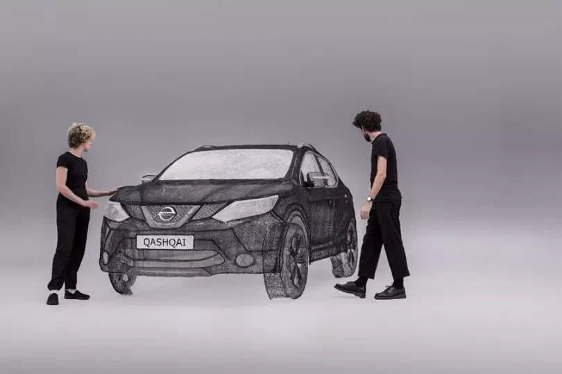 キングストン大学の学生が日産車の画期的な3Dペン彫刻を作成 4324_4