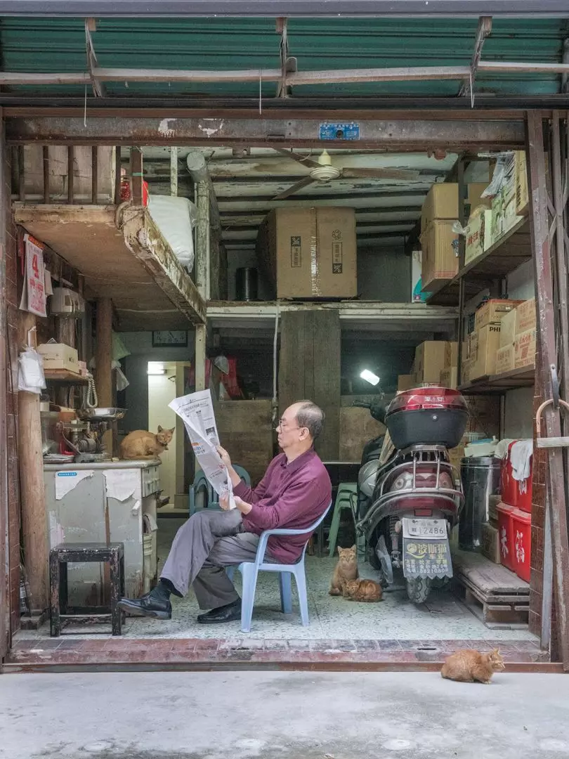 De la serie Shop Cats of China © Marcel Heijnen