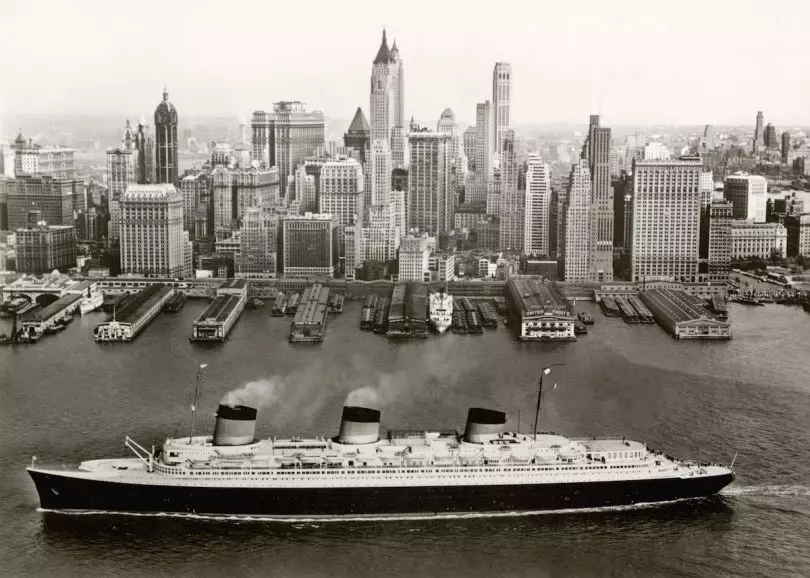 Normandie i New York, 1935-39 © Collection French Lines