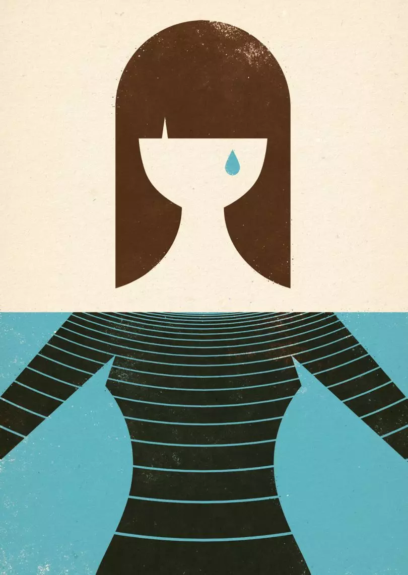 Zara Pickens visuellt slående illustrationer som tar ett minimalistiskt men ändå retro tillvägagångssätt 4443_10